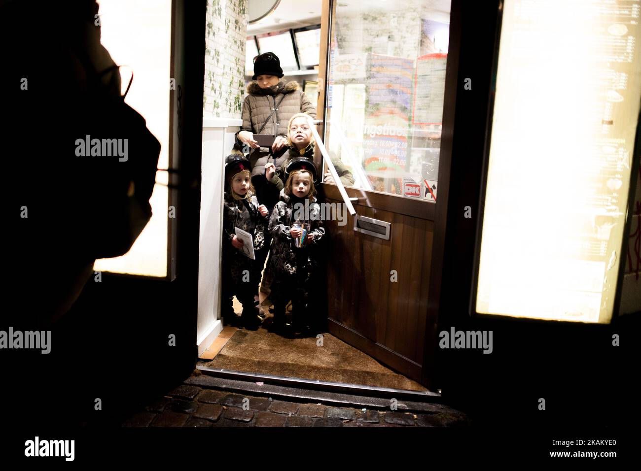 Protest in Copenhagen, Denmark, on March 1, 2017. Police in Copenhagen ...