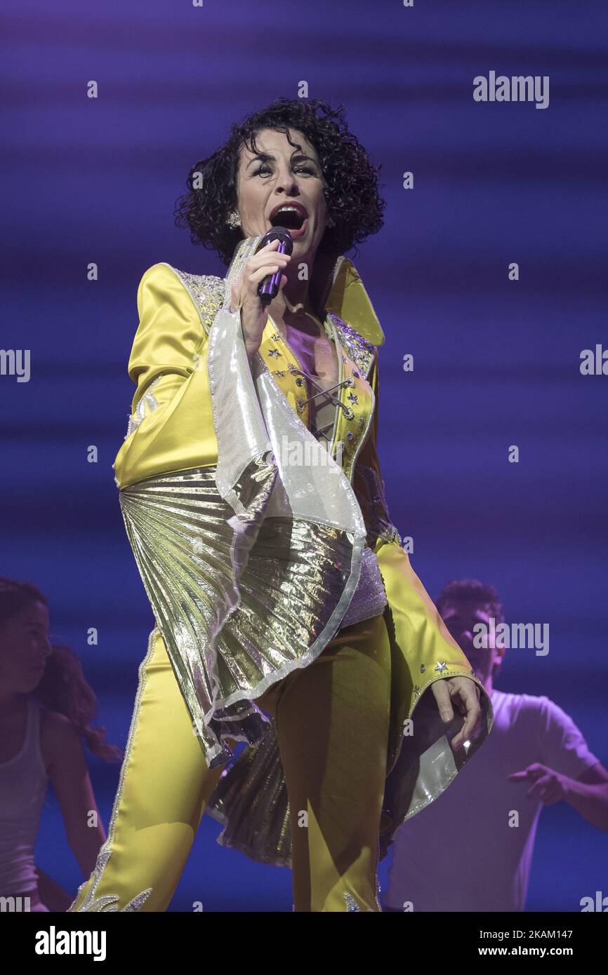 Anna Maria Agusta­ Flores (Nina) during the presentation of "Mamma Mia ...