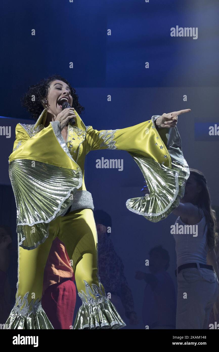 Anna Maria Agusta­ Flores (Nina) during the presentation of "Mamma Mia ...