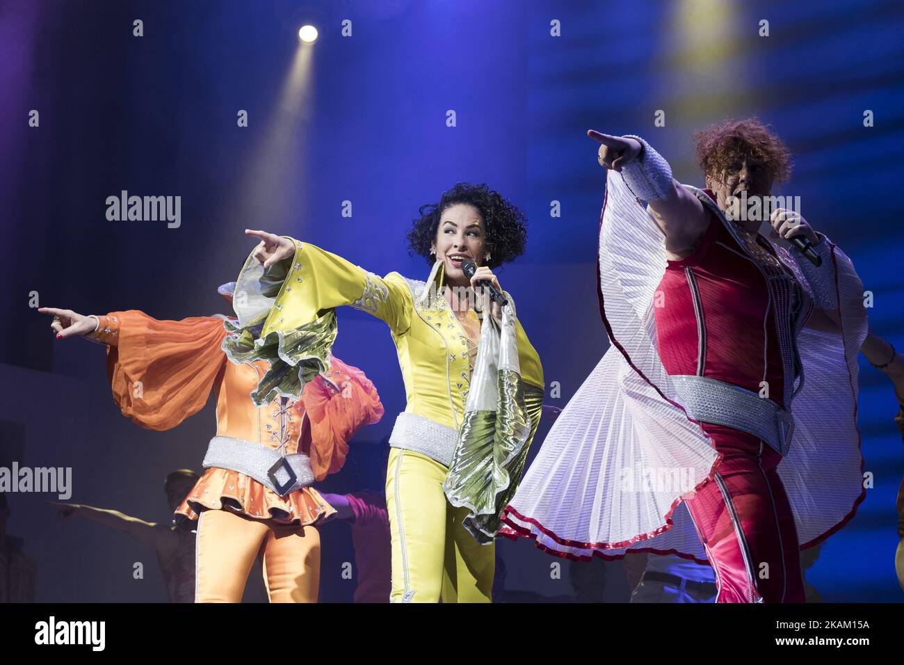 Anna Maria Agusta­ Flores (Nina) during the presentation of "Mamma Mia ...