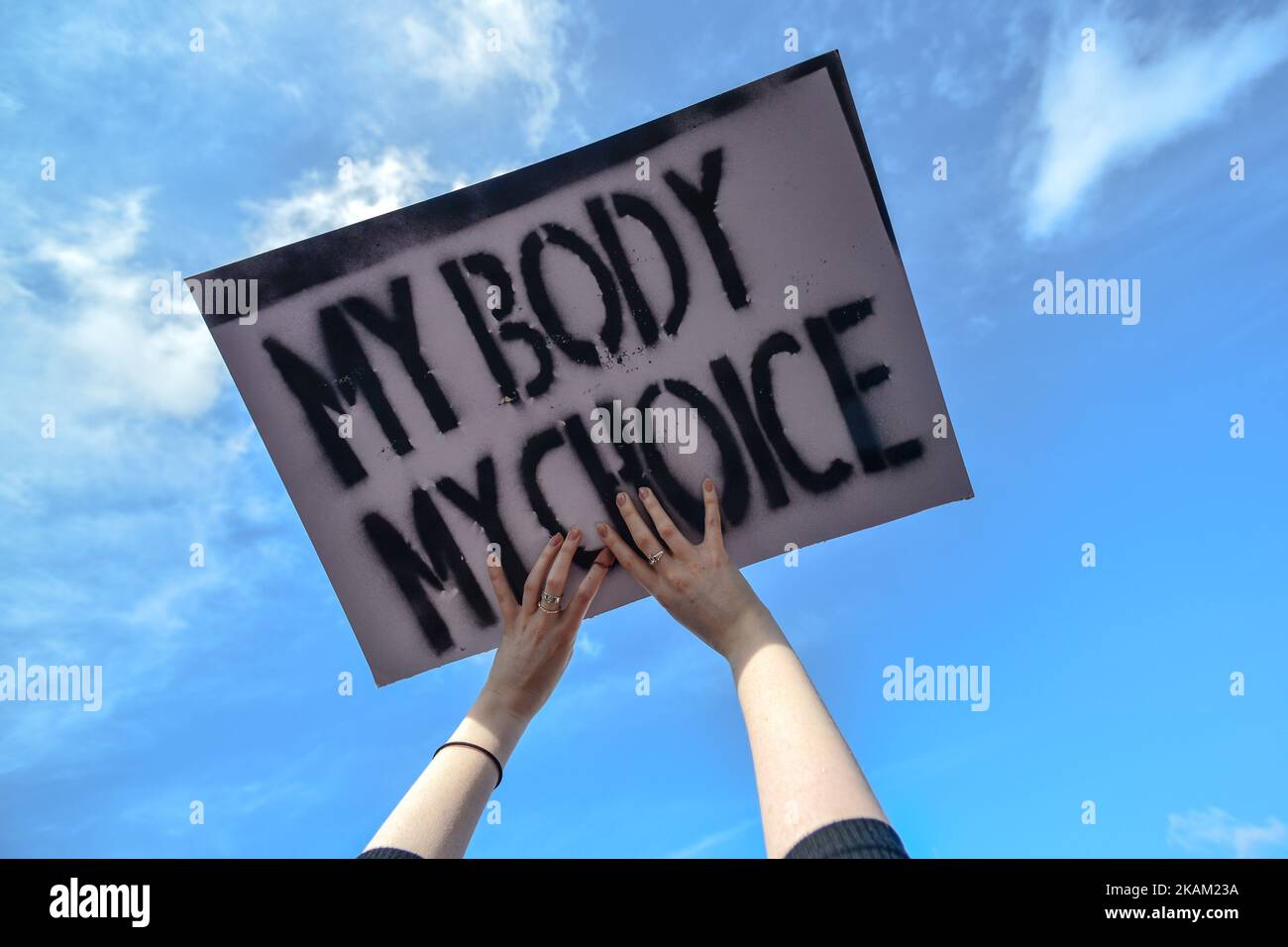 My body my choice sign hi-res stock photography and images - Alamy