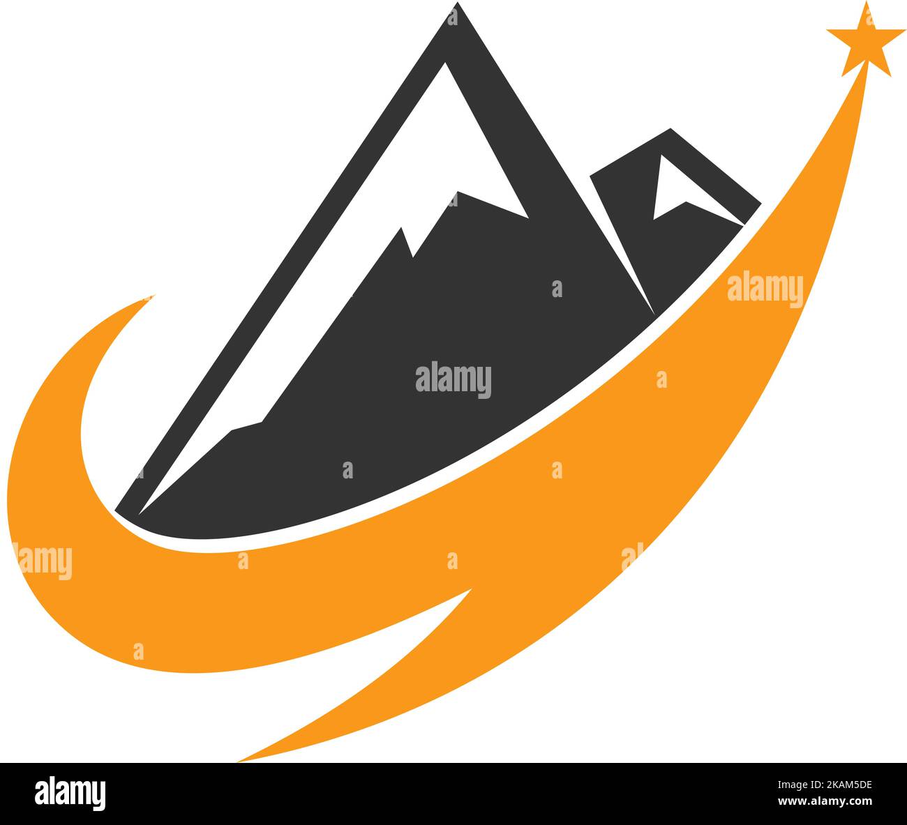 mountain consulting success logo Icon Illustration Brand Identity Stock ...