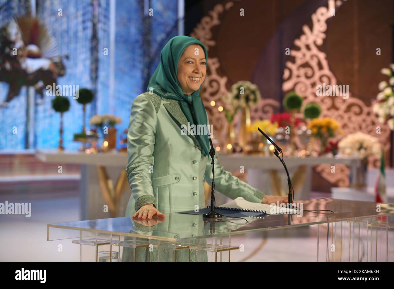 Maryam Rajavi, Tirana, Albania 20/03/2017 - Maryam Rajavi addressed her ...