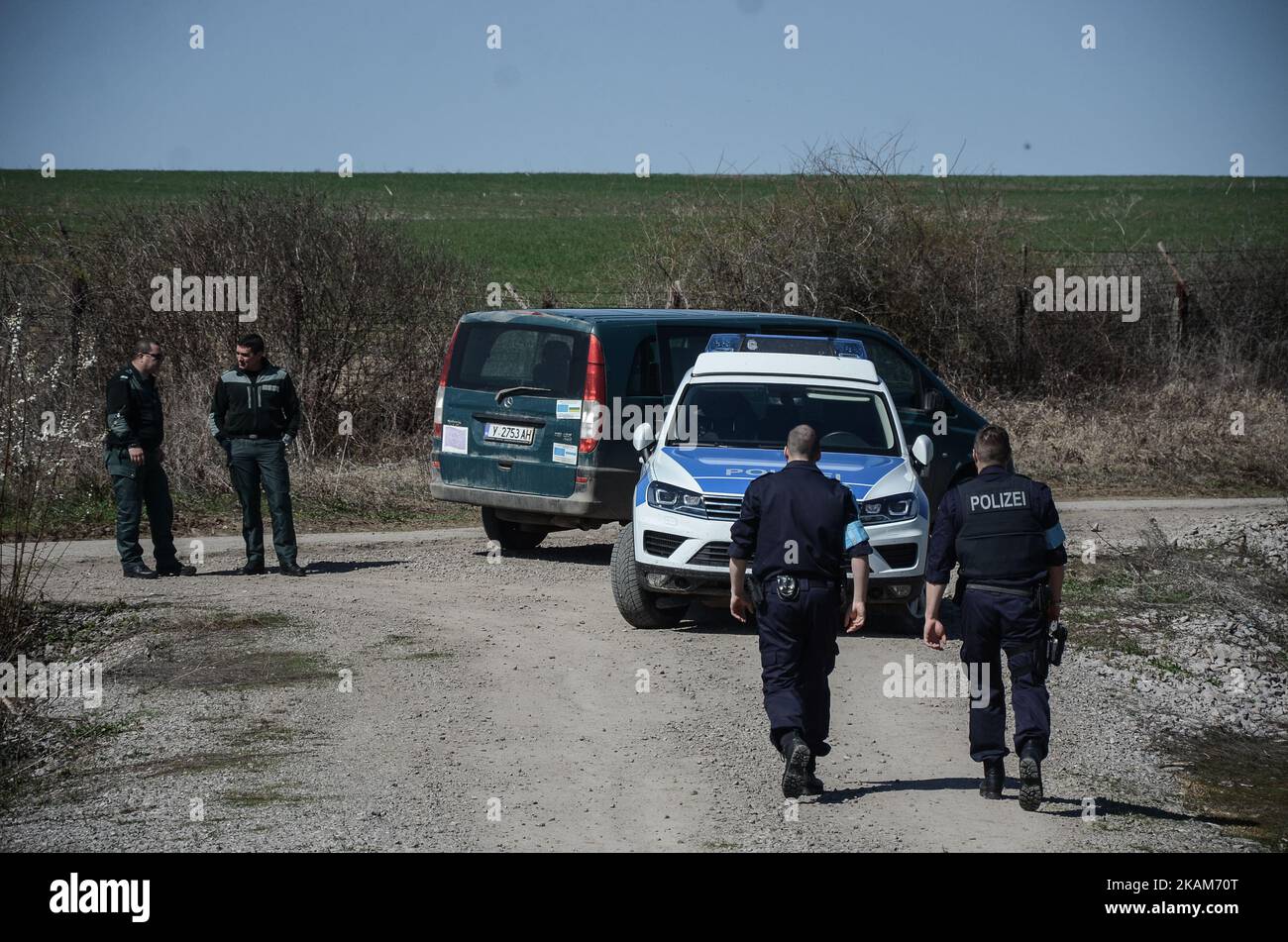 East german border patrol hi-res stock photography and images - Alamy