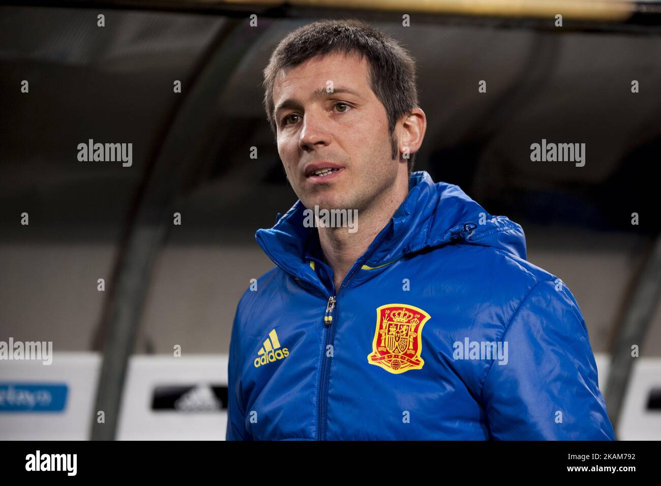 Albert Celades during the friendly match of national teams U21 of Spain ...