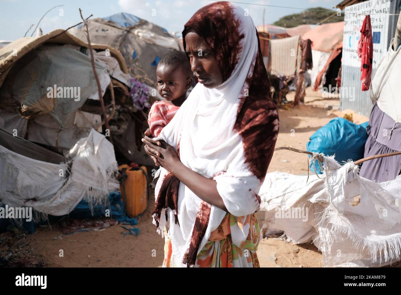 MOGADISHU, SOMALIA - MARCH 25, 2017 - Somalia in the grip of an ...