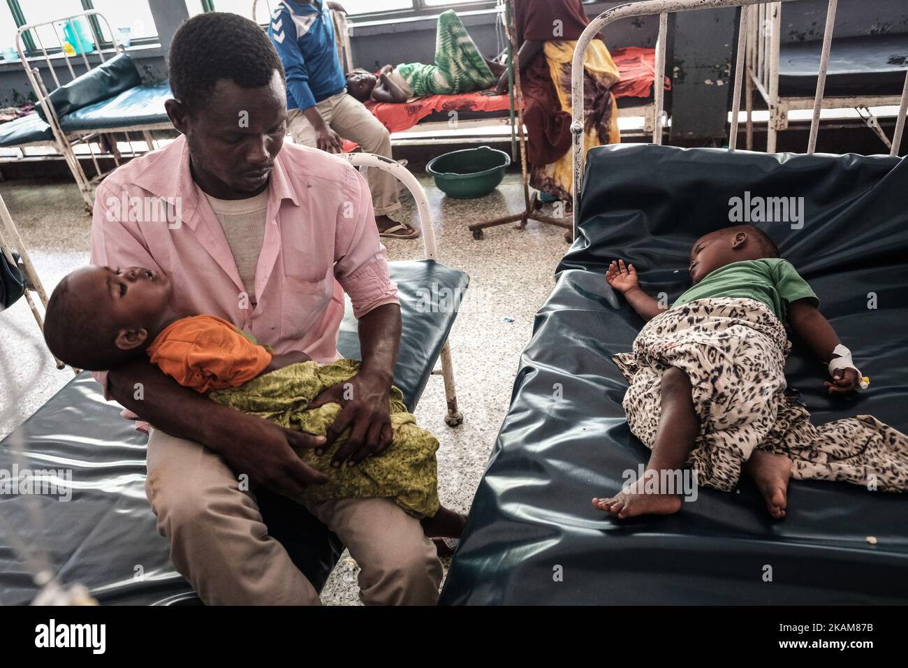 MOGADISHU, SOMALIA - MARCH 25, 2017 - Banadir hospital where patients ...