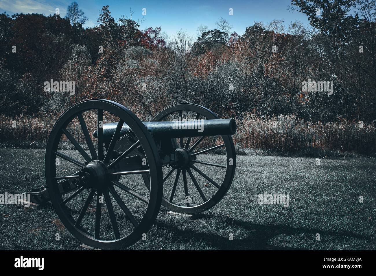 A beautiful shot taken in the Richmond National Battlefield Park Stock ...