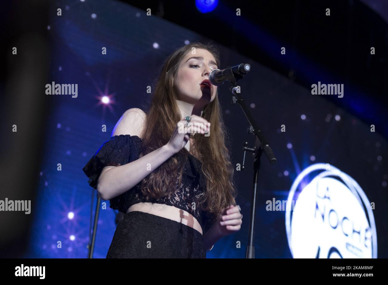 English singer Birdy stage during the 'La noche de Cadena 100' concert ...