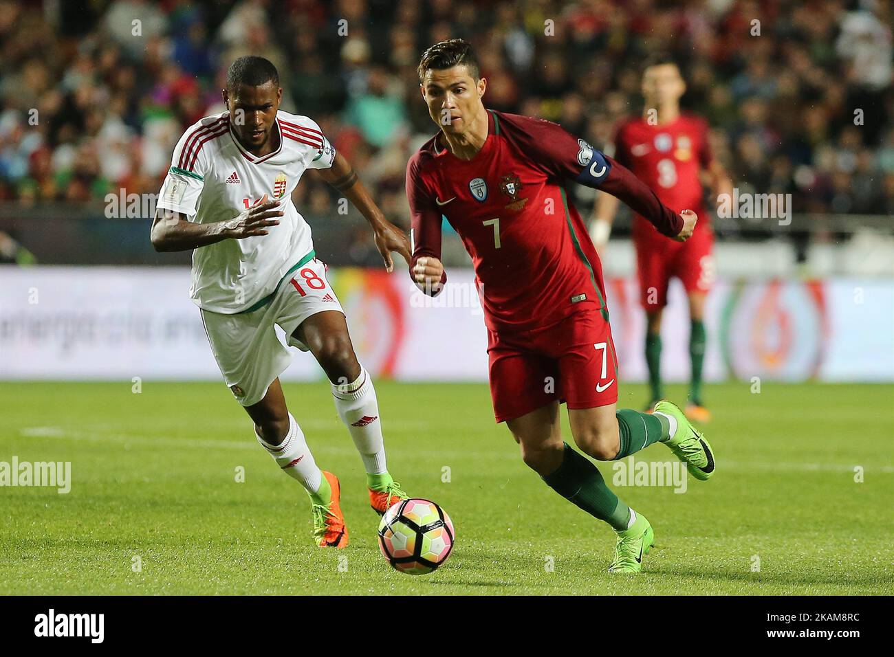 Portugals Forward Cristiano Ronaldo During Portugal V Hungary Fifa