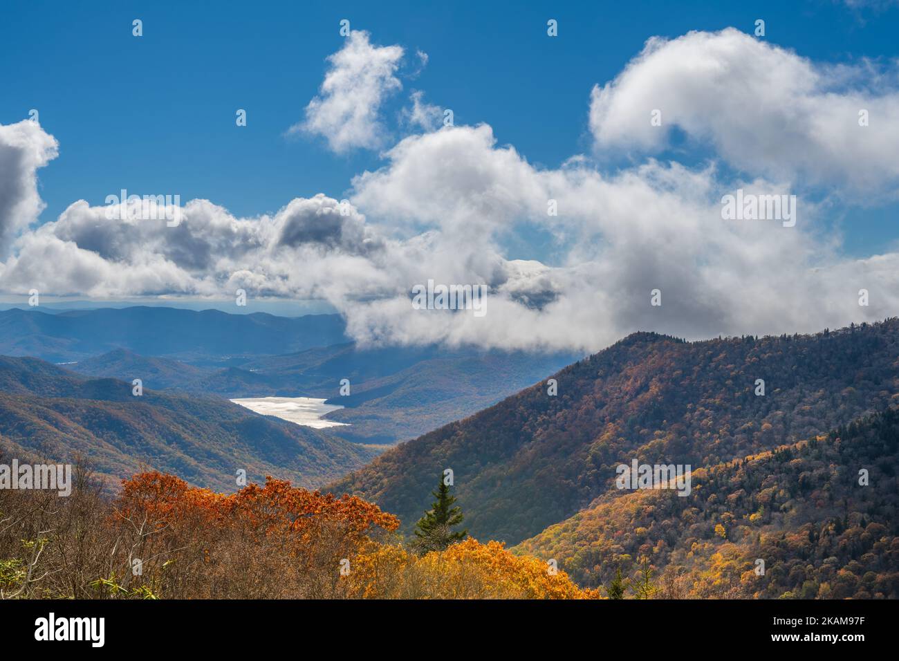 he amazing autumn colors in Great Smoky Mountains Stock Photo - Alamy