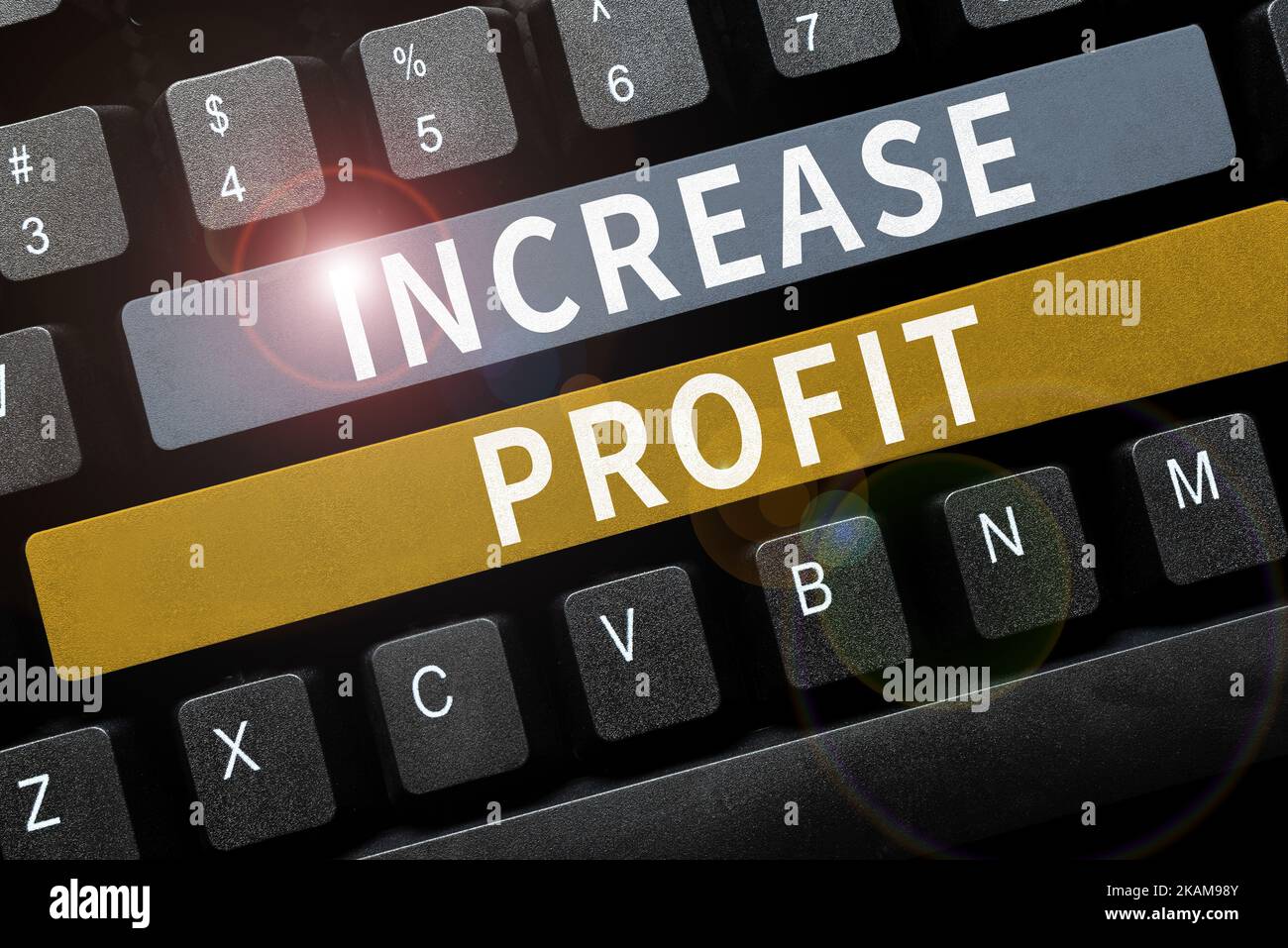 Text caption presenting Increase Profit. Word Written on growth in ...