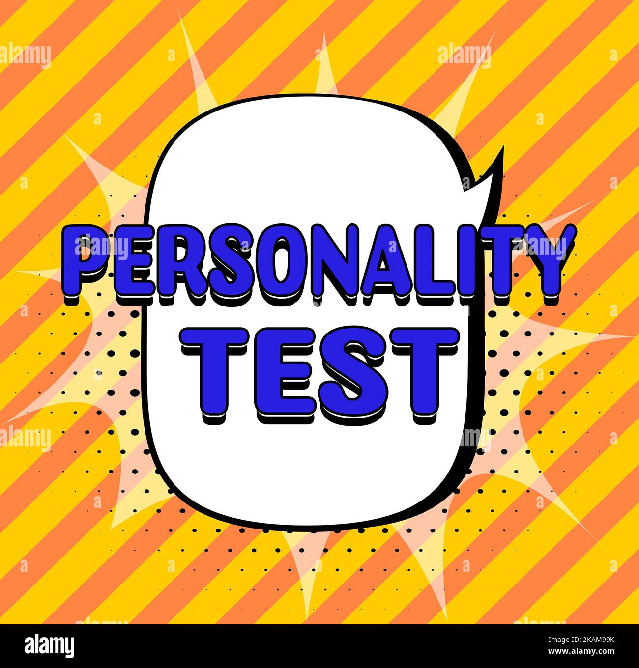 Writing displaying text Personality Test. Conceptual photo the process ...
