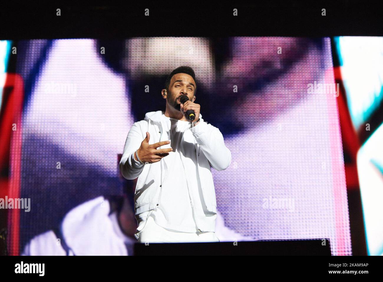 Craig David performs live on stage at the O2 Arena on March 25, 2017 in ...