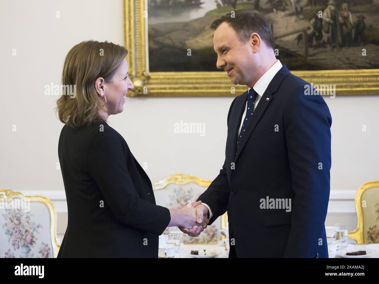 President of the Youtube Susan Wojcicki meet with the Polish President ...
