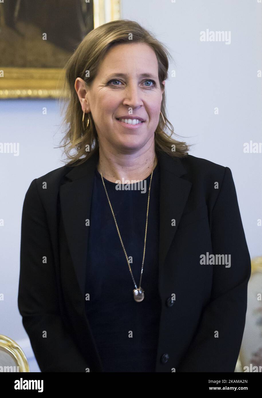 President of the Youtube Susan Wojcicki meet with the Polish President ...