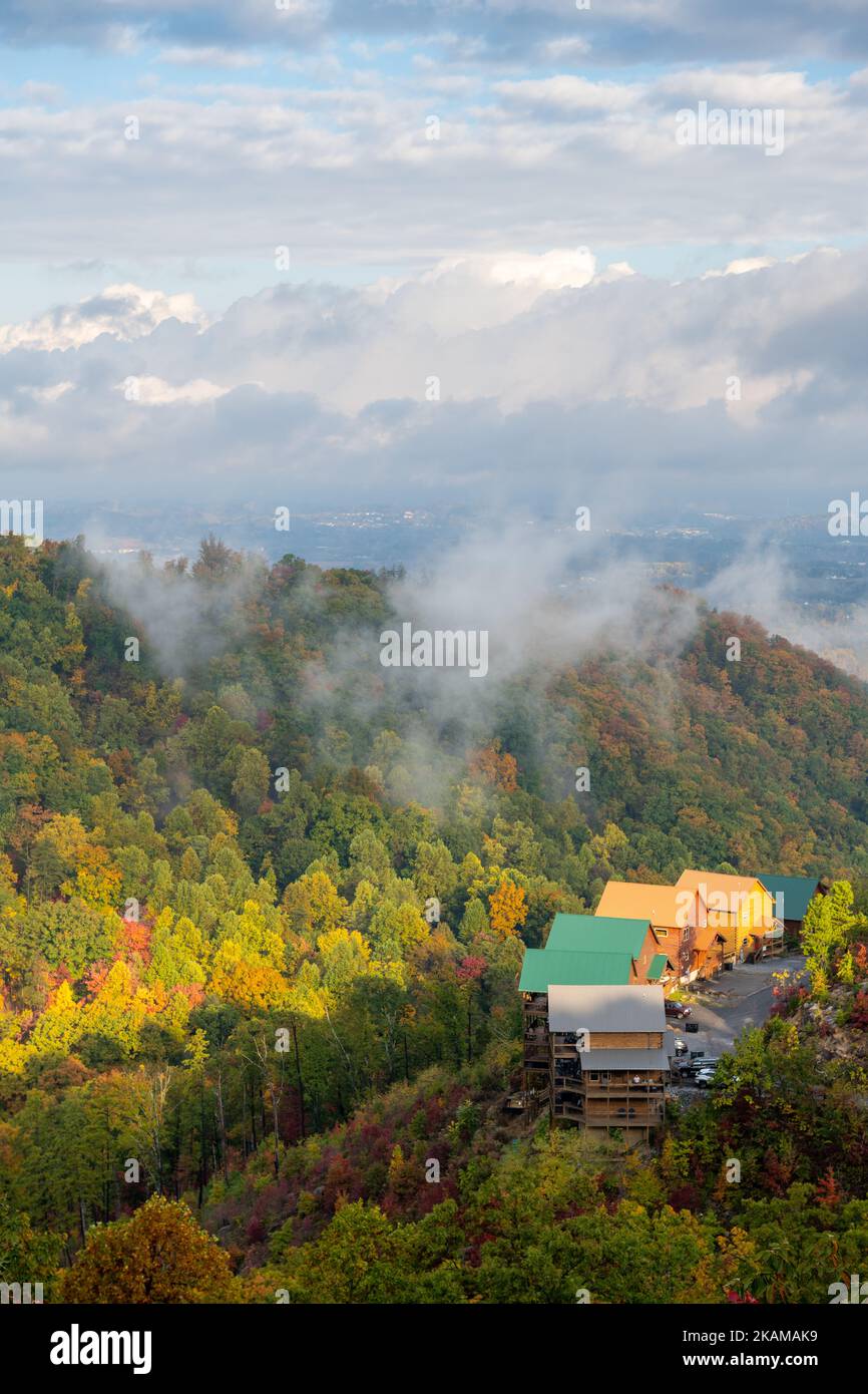 The amazing autumn colors in Great Smoky Mountains Stock Photo - Alamy