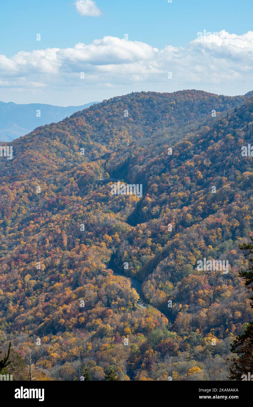The amazing autumn colors in Great Smoky Mountains Stock Photo - Alamy