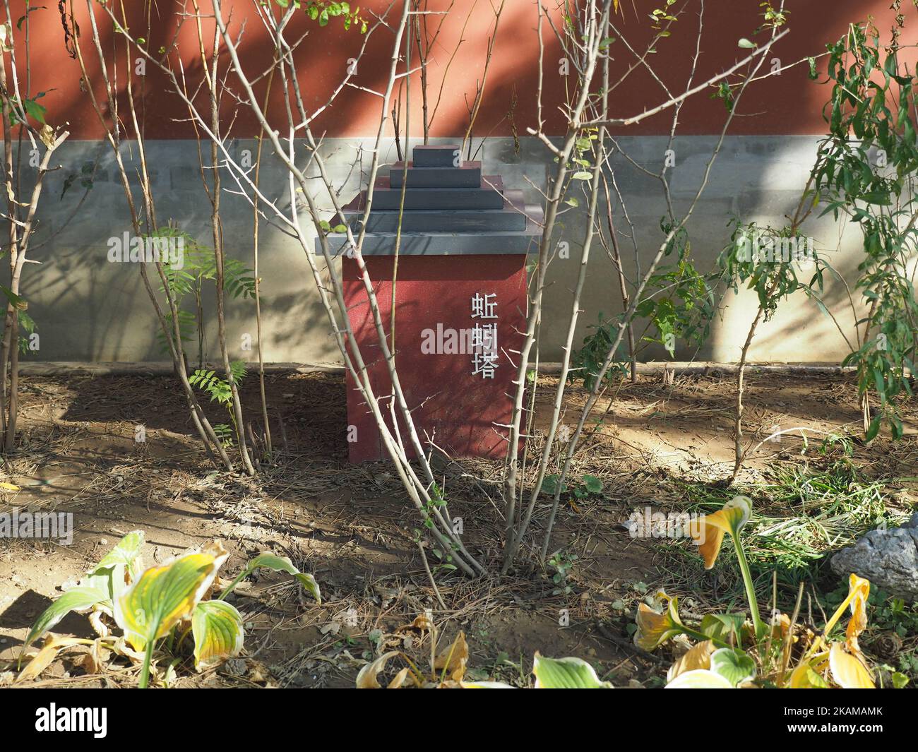 BEIJING, CHINA - NOVEMBER 3, 2022 - An "ecological compost flower bed ...