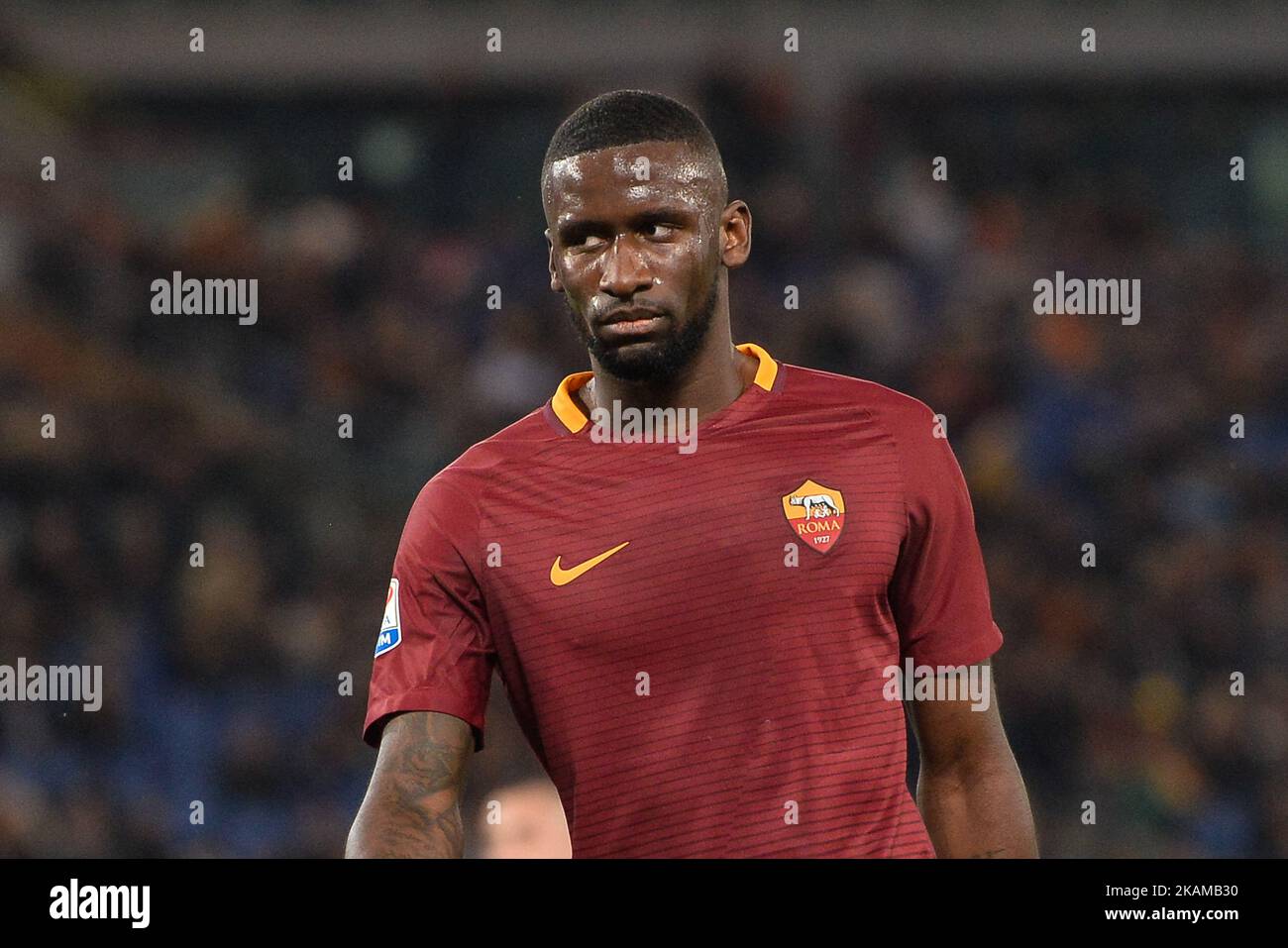 Antonio Rudiger during the Italian Serie A football match between A.S ...