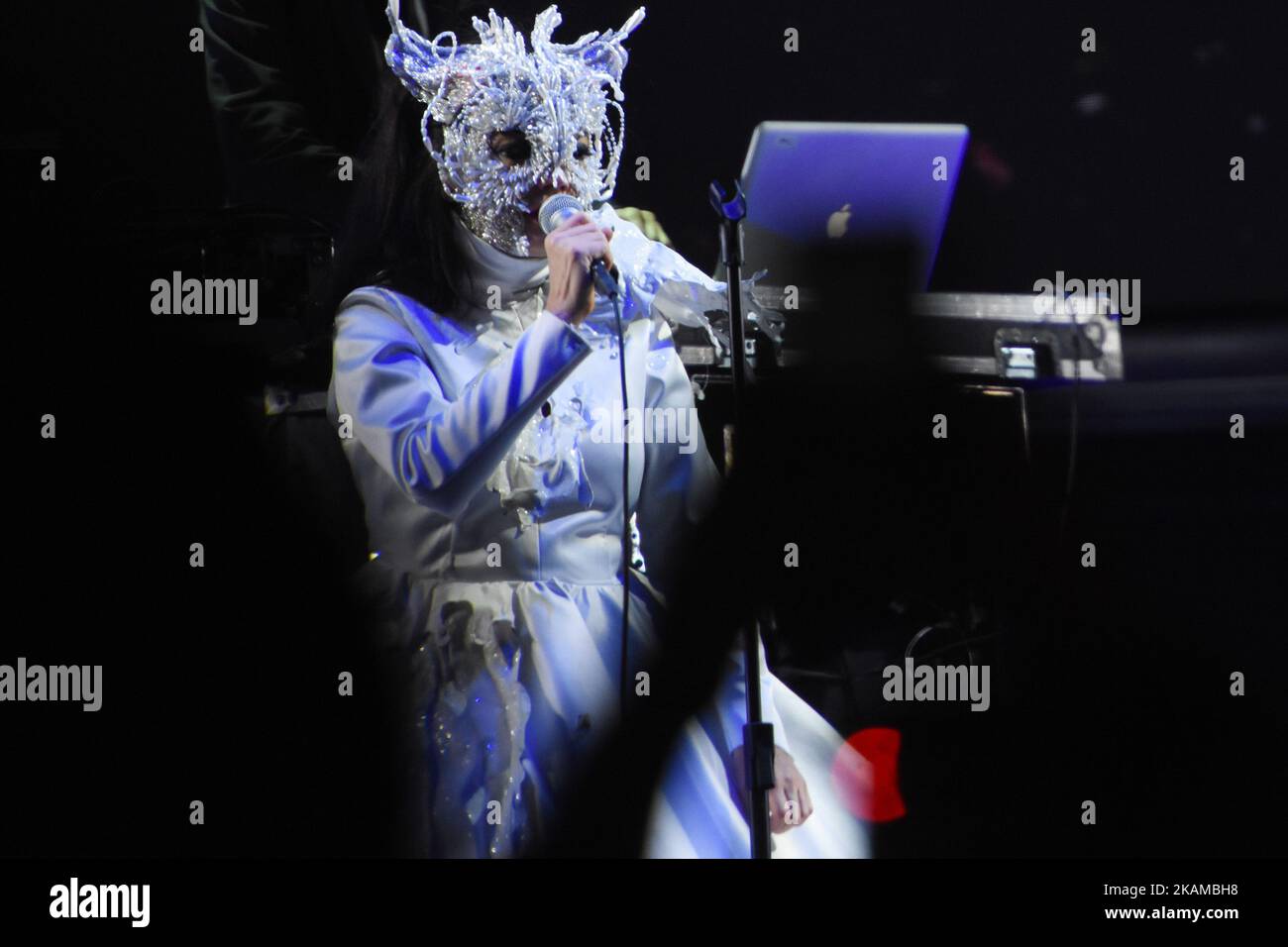Iceland singer Björk performs on stage as part of Ceremonia Music ...