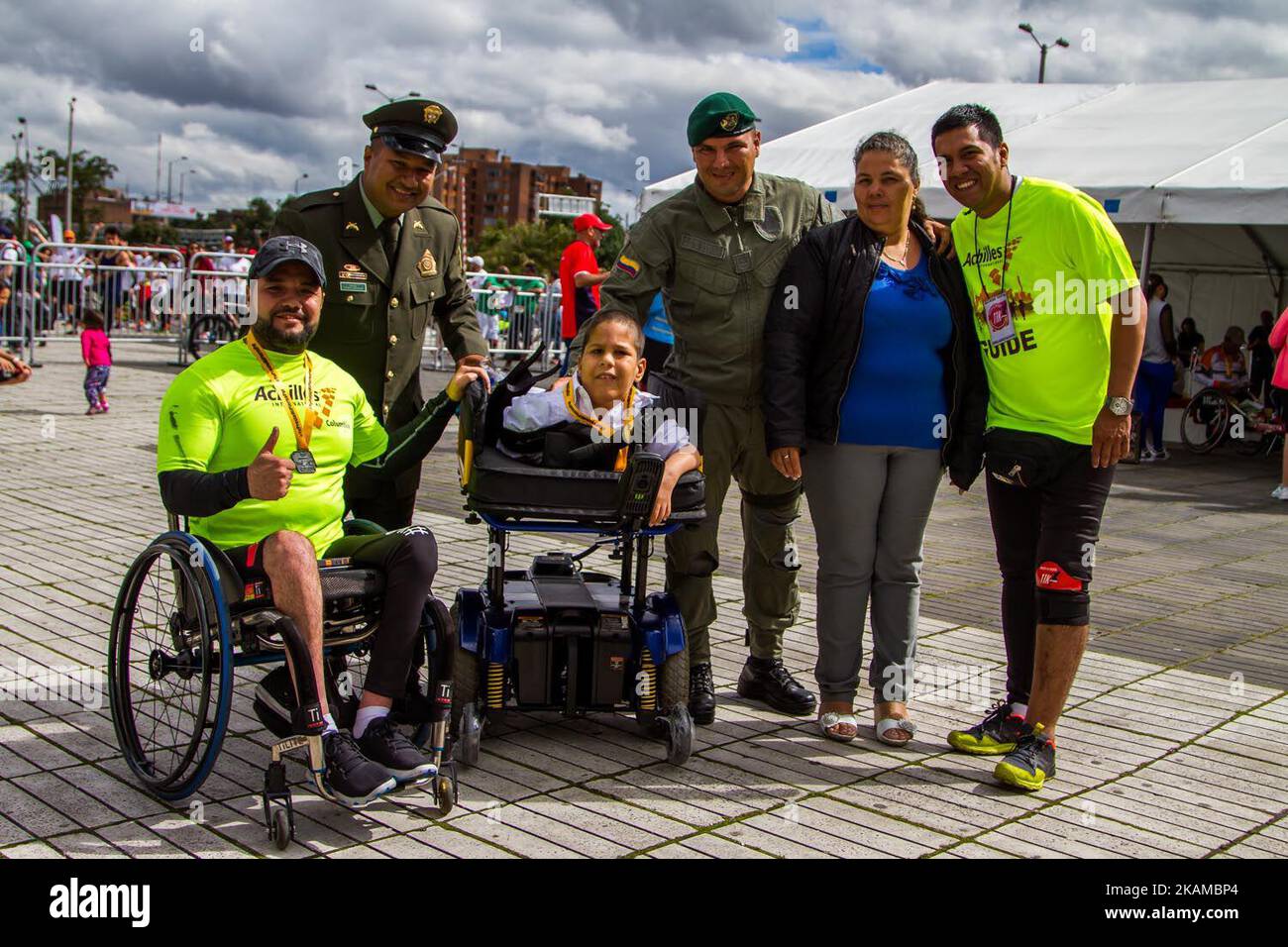 Thousands of people have taken part in a marathon in Bogota, Colombia ...