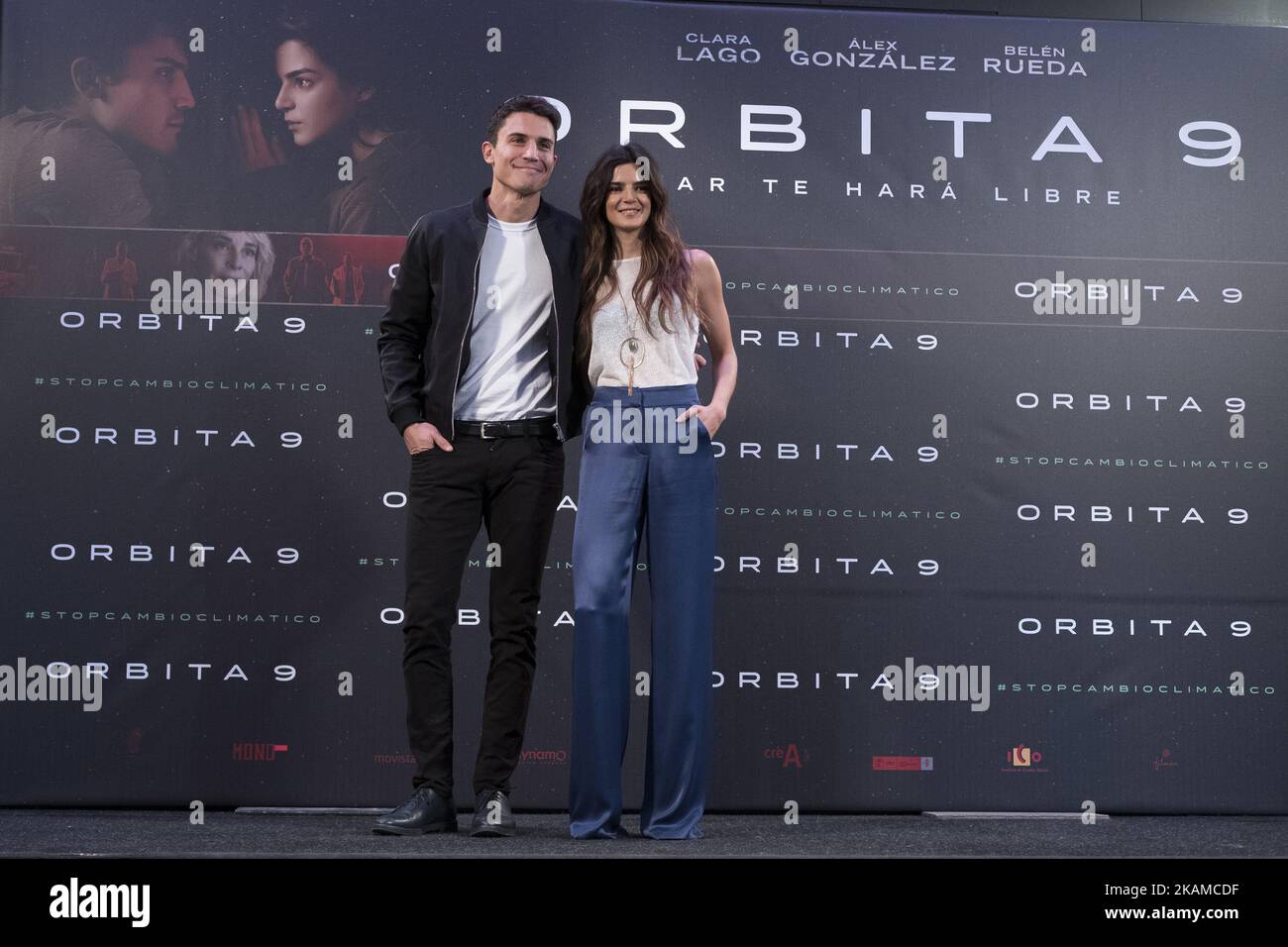 Spansih actors Alex Gonzalez and Clara Lago attend 'Orbita 9' photocall ...