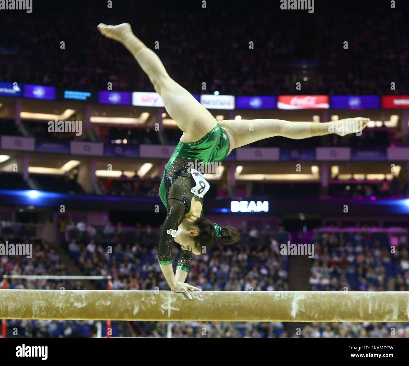 Ana Perez (ESP) on on Beam during the IPRO Sport World Cup of ...
