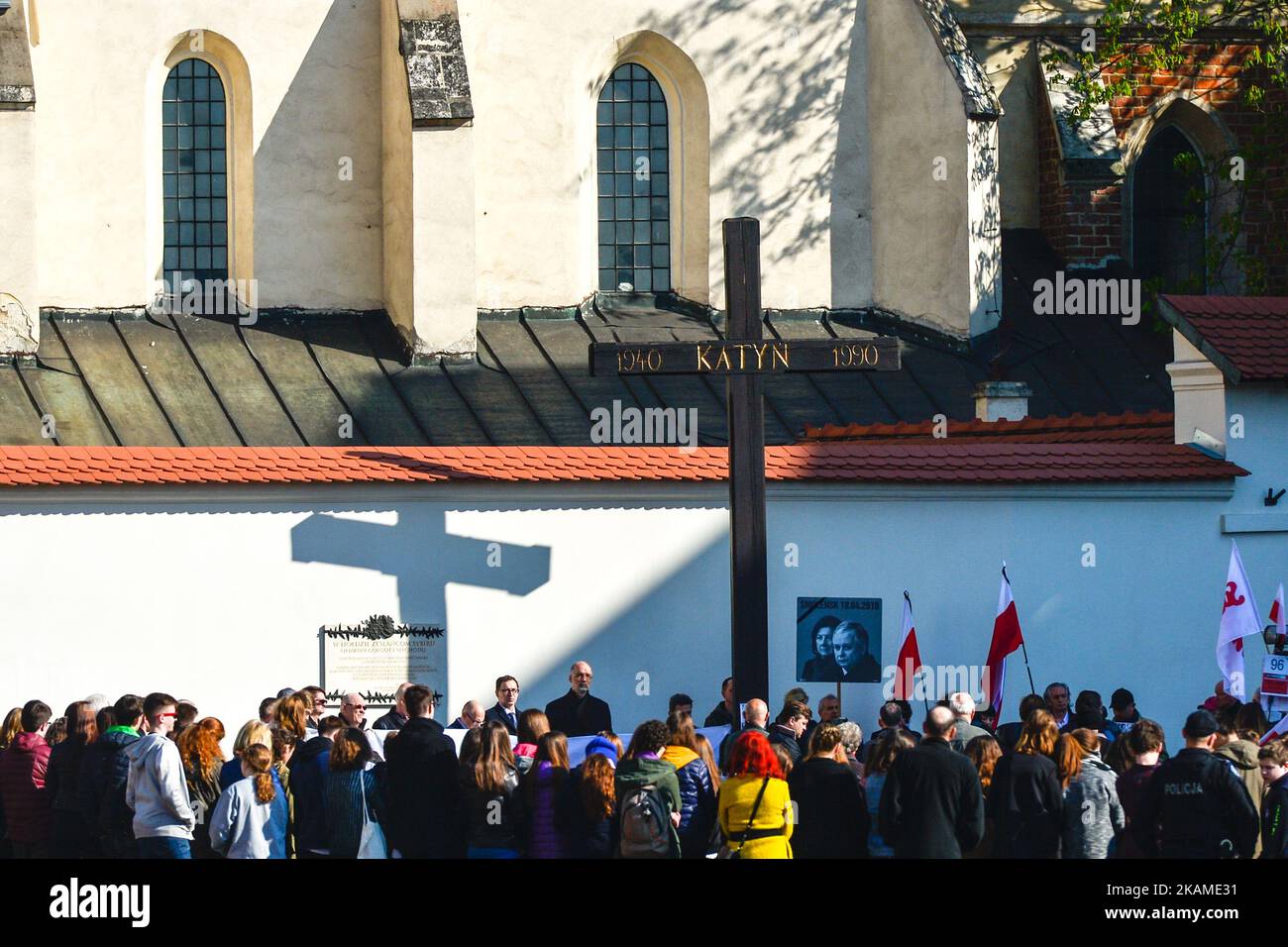 The 7th White and Red March of Remembrance takes place in front of ...
