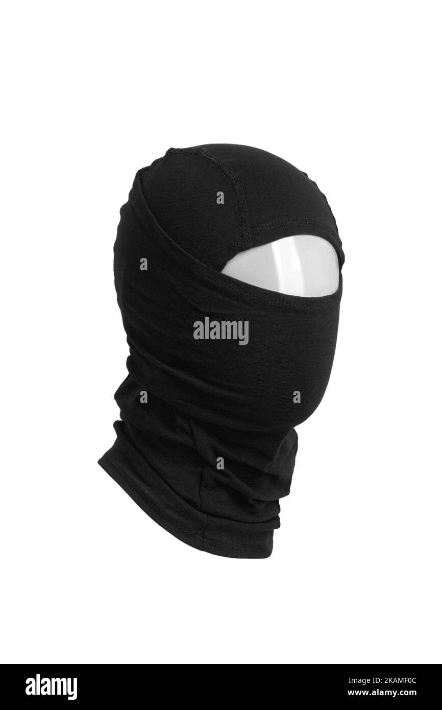 New balaclava headwear. Element of military uniform. Headgear to ...