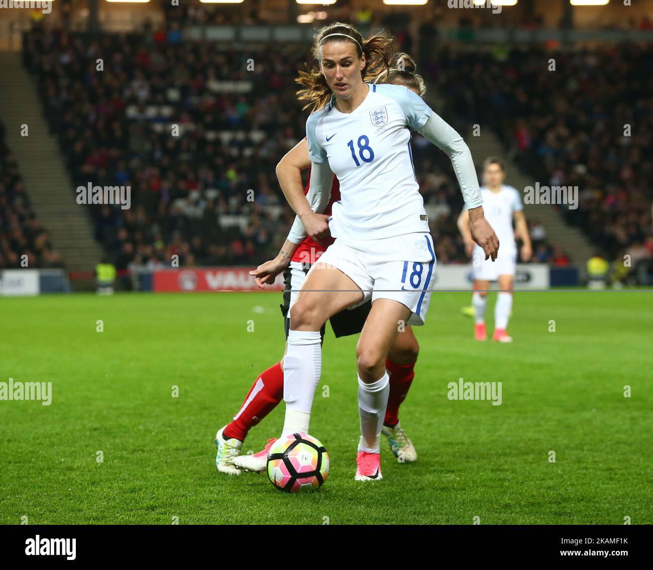England Women's Jill Scott during International Friendly match between ...