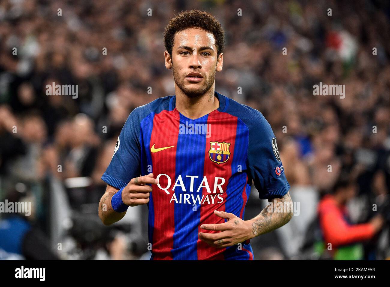 Neymar of FC Barcelona during the UEFA Champions League quarter final ...