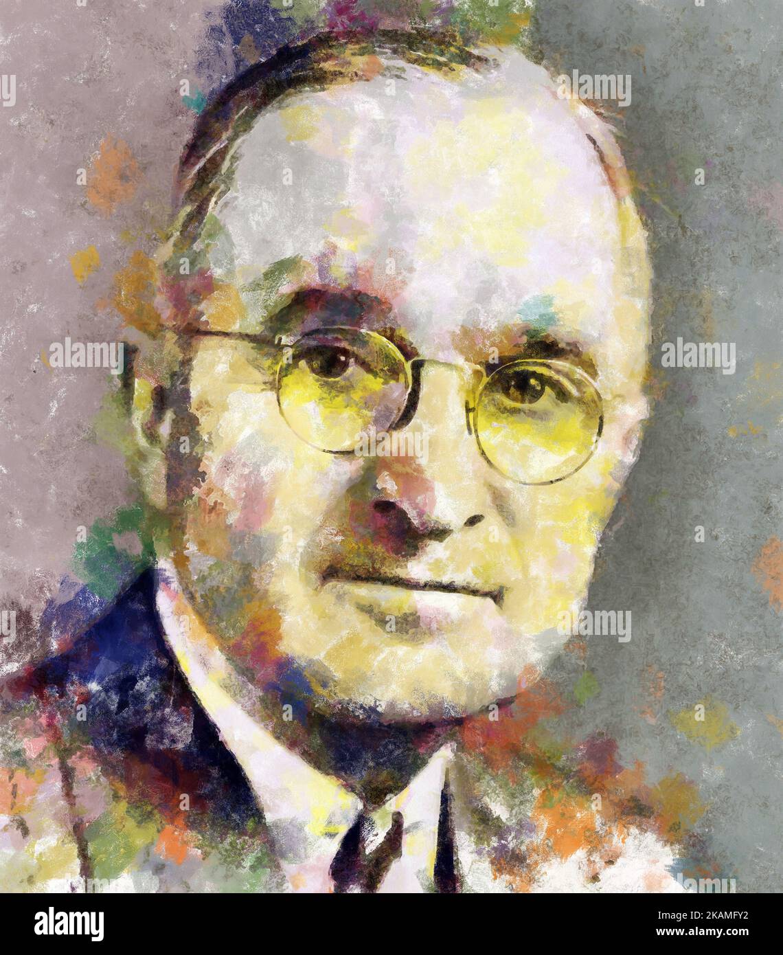 Harry s truman painting hi-res stock photography and images - Alamy