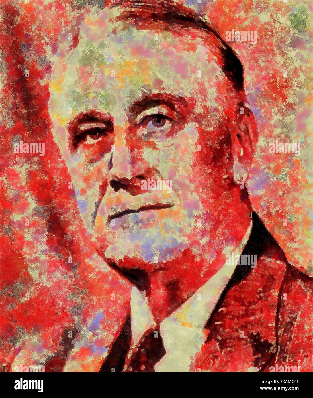 Franklin delano roosevelt illustration hi-res stock photography and ...