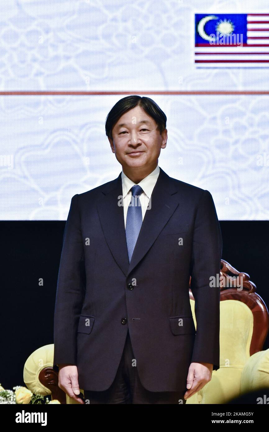 Japan's Crown Prince Naruhito pictured during his visit in Malaysia at ...