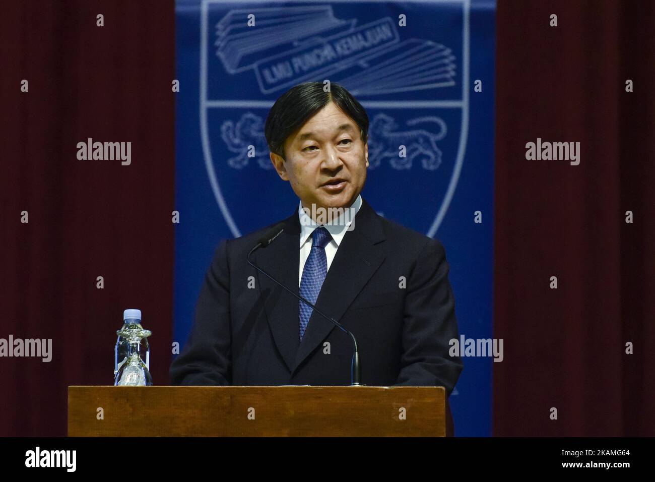 Japan's Crown Prince Naruhito pictured during his visit in Malaysia at ...