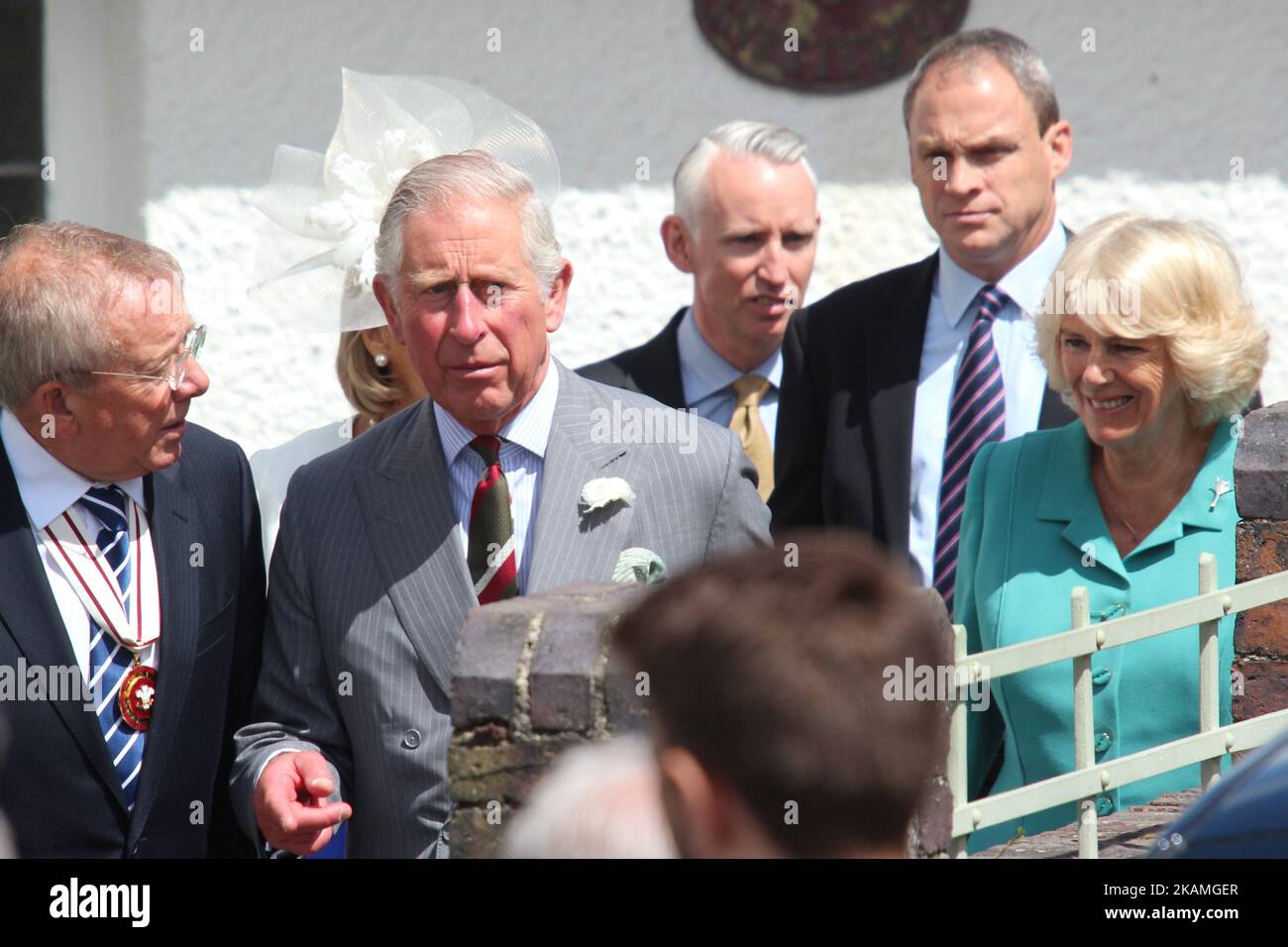 Prince Charles the Prince of Wales visits North Wales Stock Photo - Alamy