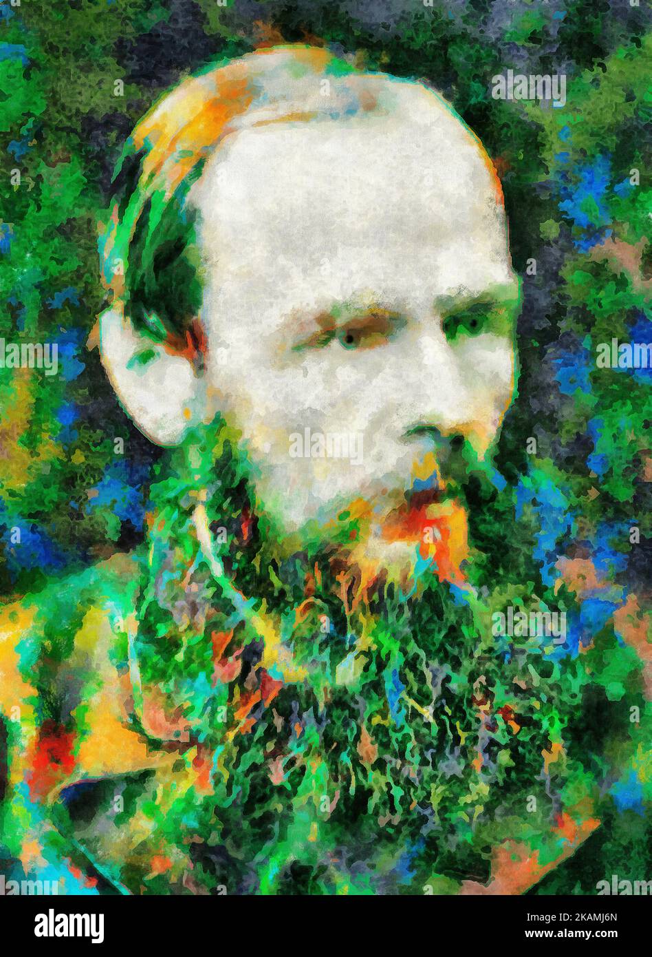 Fyodor dostoevsky painting hi-res stock photography and images - Alamy