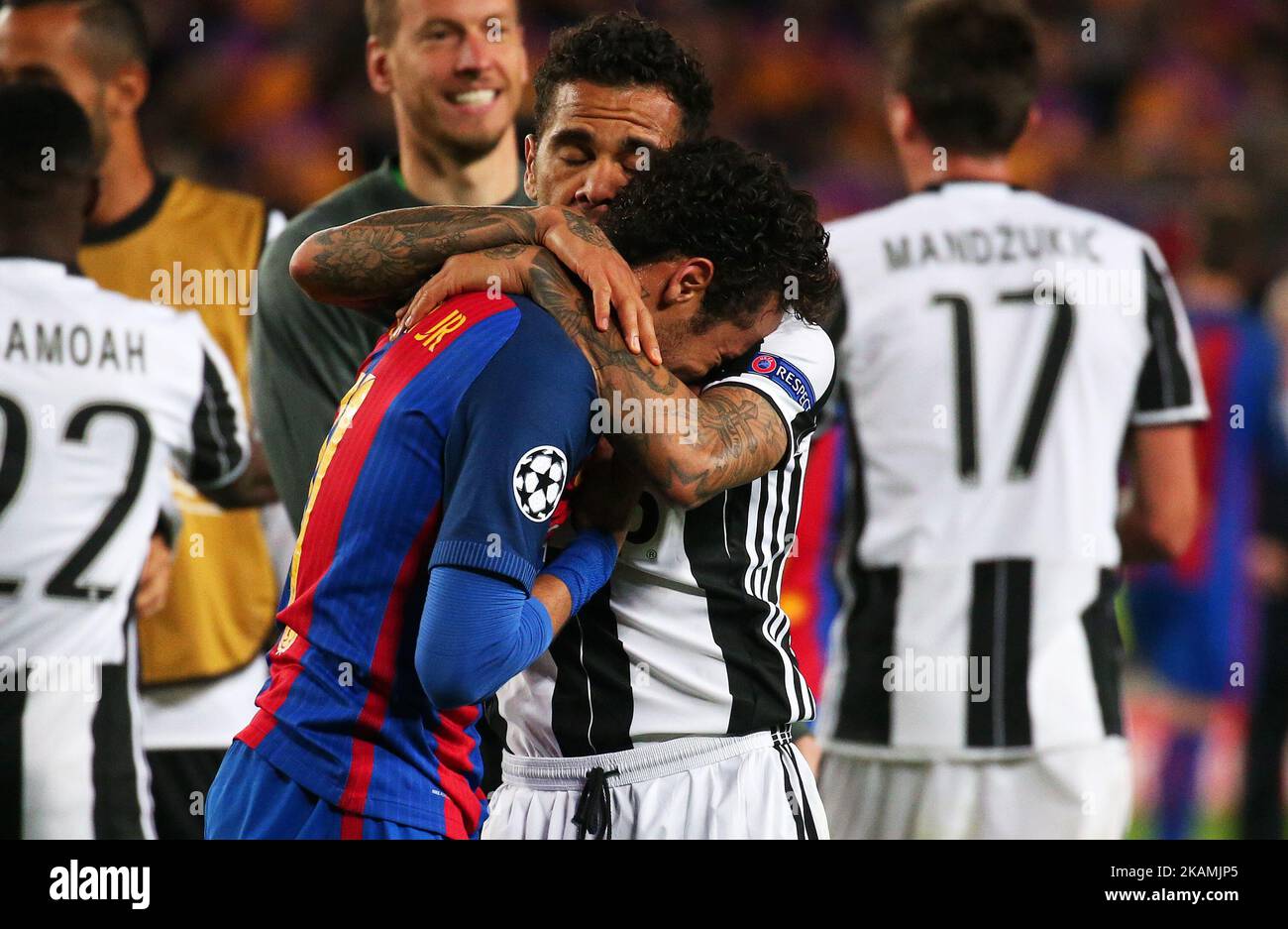 Neymar jr of fc barcelona crying hi-res stock photography and images ...