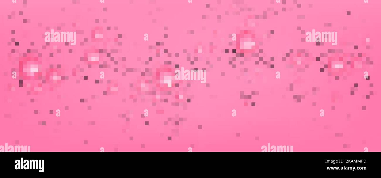 Water drops on pink background, scatter spherical aqua bubbles, wet ...