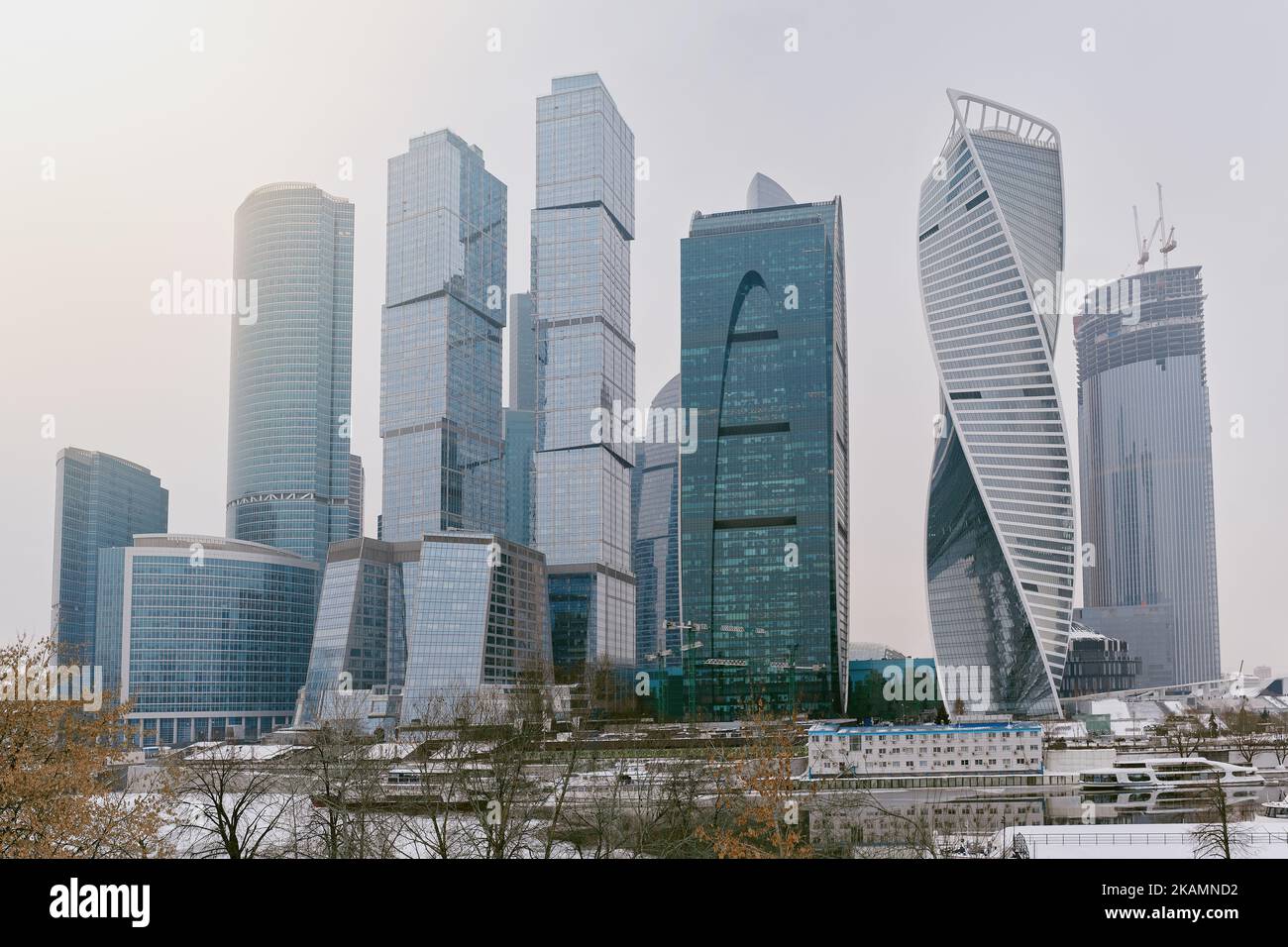 Skyscrapers of Moscow City Stock Photo - Alamy