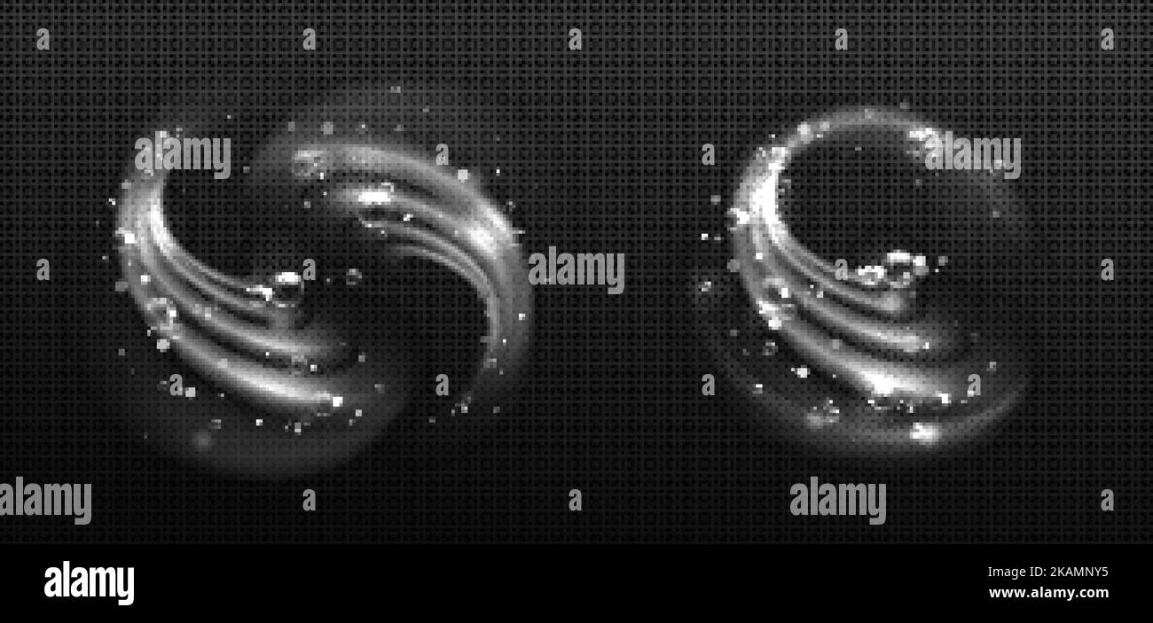 Clean detergent wave and soap swirl, light effect with bubbles and ...