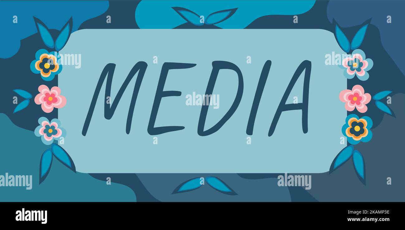 Inspiration showing sign Media. Business showcase communication outlets ...