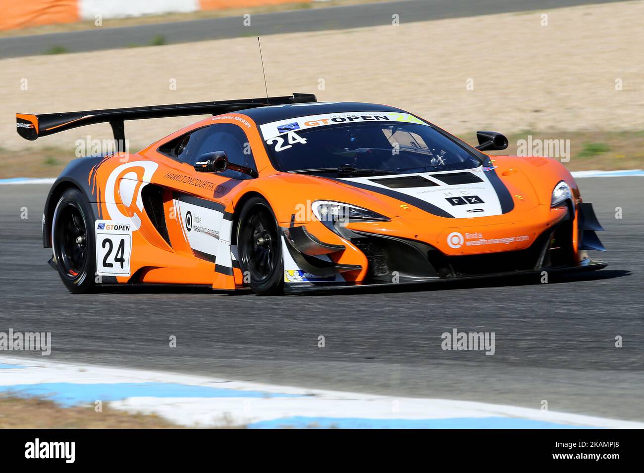 McLaren 650S GT3 of Garage59 driven by Michael Benham and Duncan Tappy ...