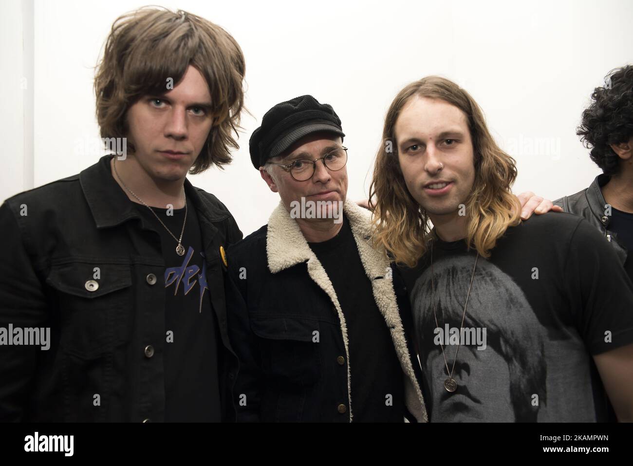 Scottish guitarist Andrew Innes is pictured in London on April 28, 2017 ...