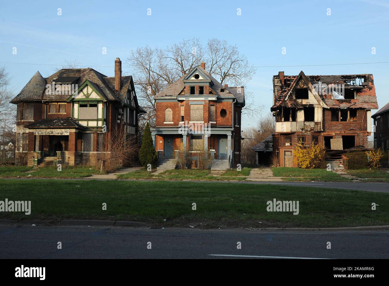 Detroit abandoned houses hi-res stock photography and images - Alamy
