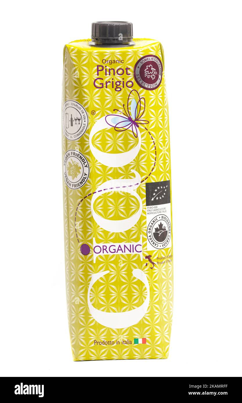 Moscow, Russia, November 03,2022: white dry wine Ciao Pinot Grigio ...