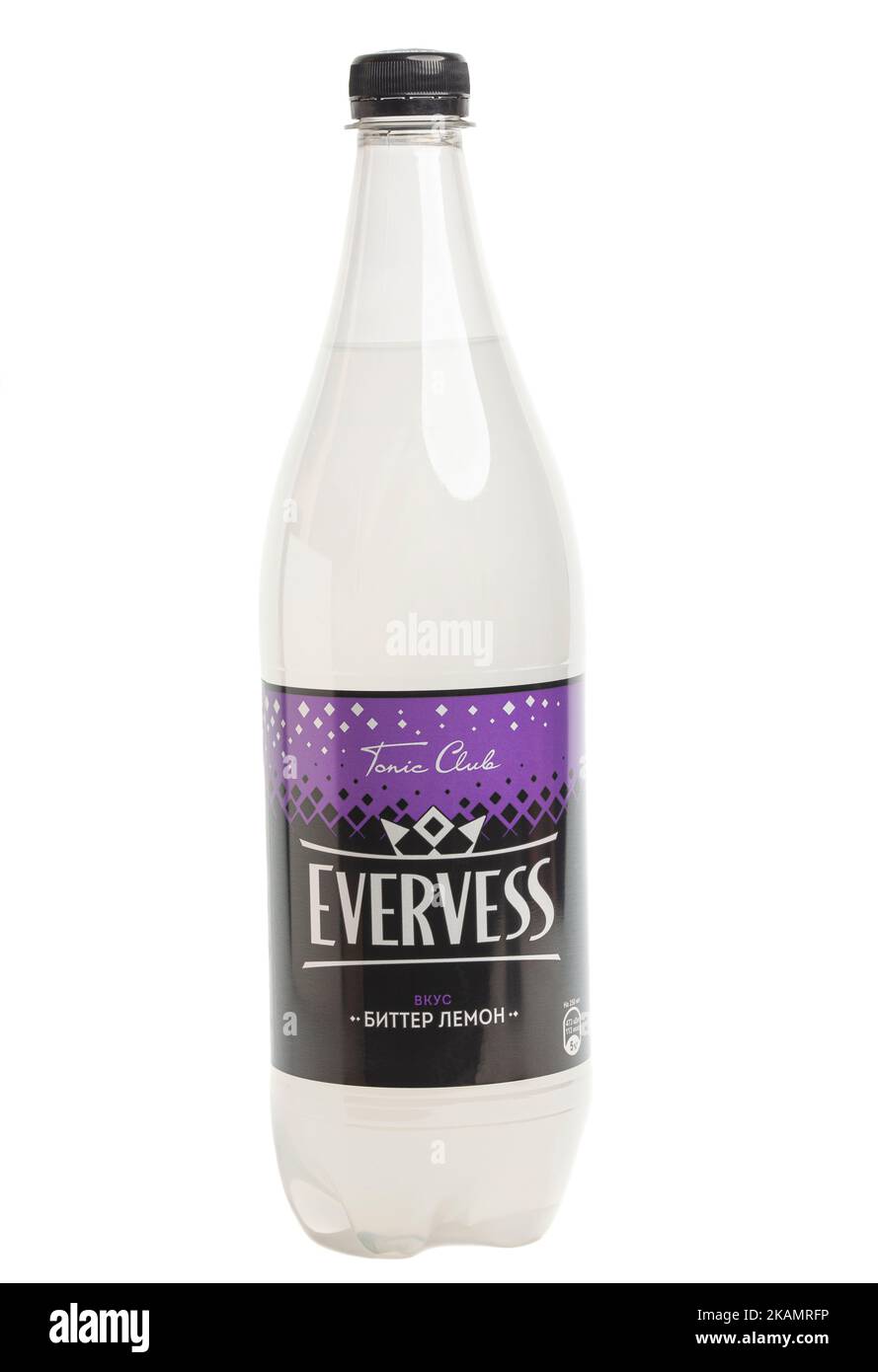 Moscow, Russia, November 03,2022: Carbonated drink Evervess Bitter ...
