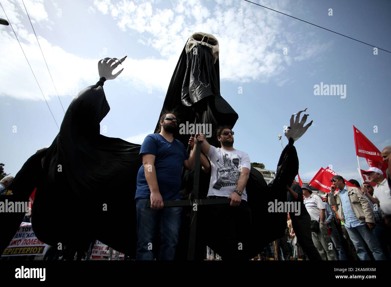 A theatrical performance by communist party members during ...