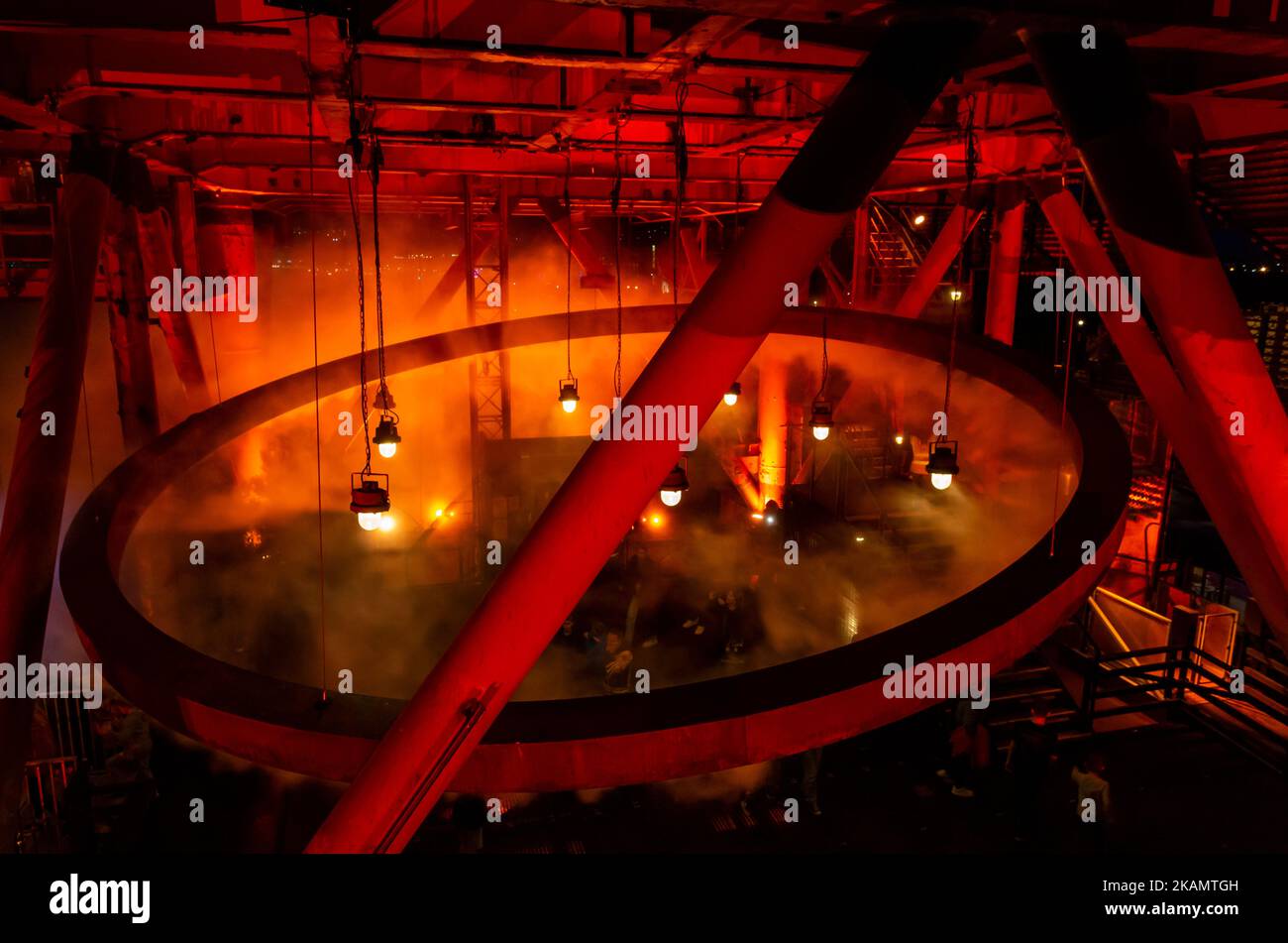 Detail insideSee Monster art installation made from a former oil rig re ...